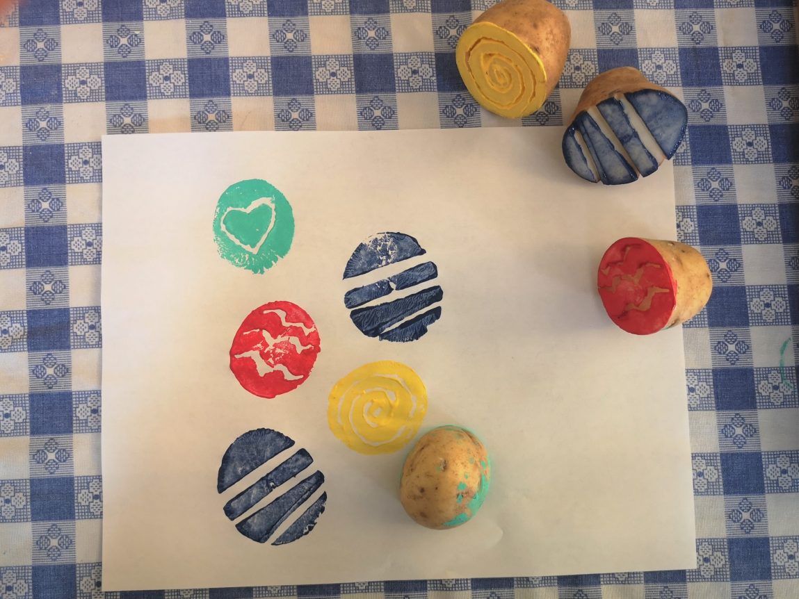 How to Make a Potato Stamp | The Village at Black Creek
