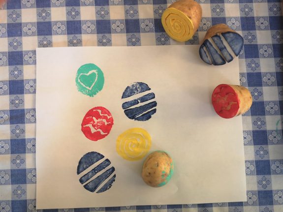 How to Make a Potato Stamp | The Village at Black Creek